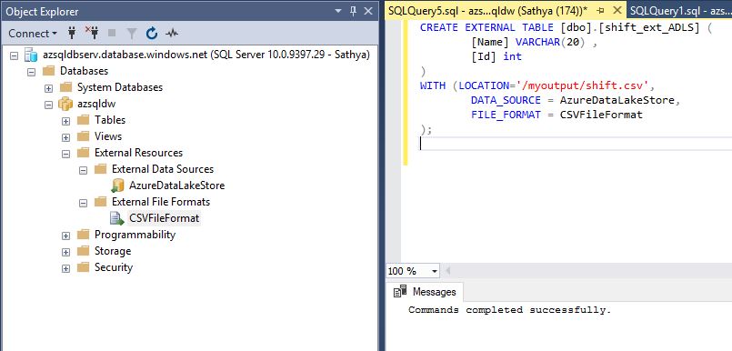 All about SQLServer: How to load data from Azure Data Lake Store into ...