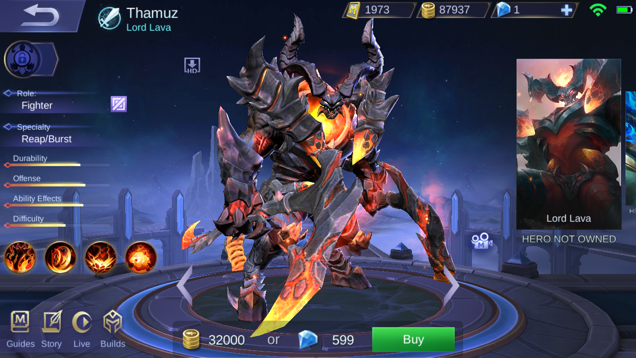 BEST BUILD FOR THAMUZ, ROLE FIGHTER - MOBILE LEGENDS GUIDE AND BUILD ITEMS!