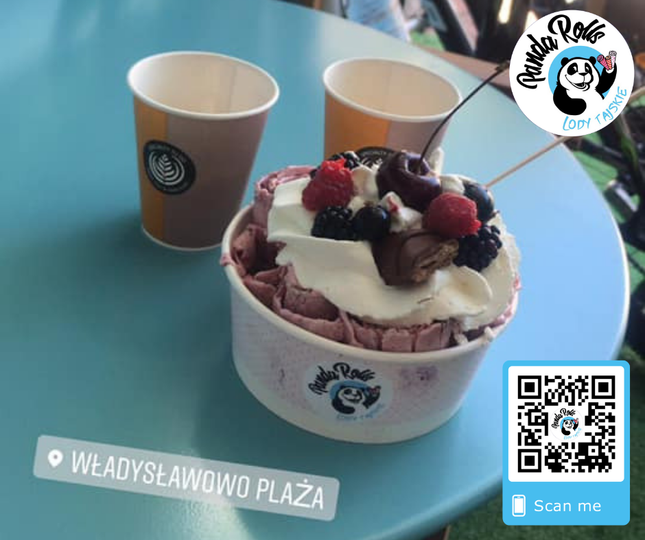 Lodziarnia Panda Rolls - lody tajskie Władysławowo