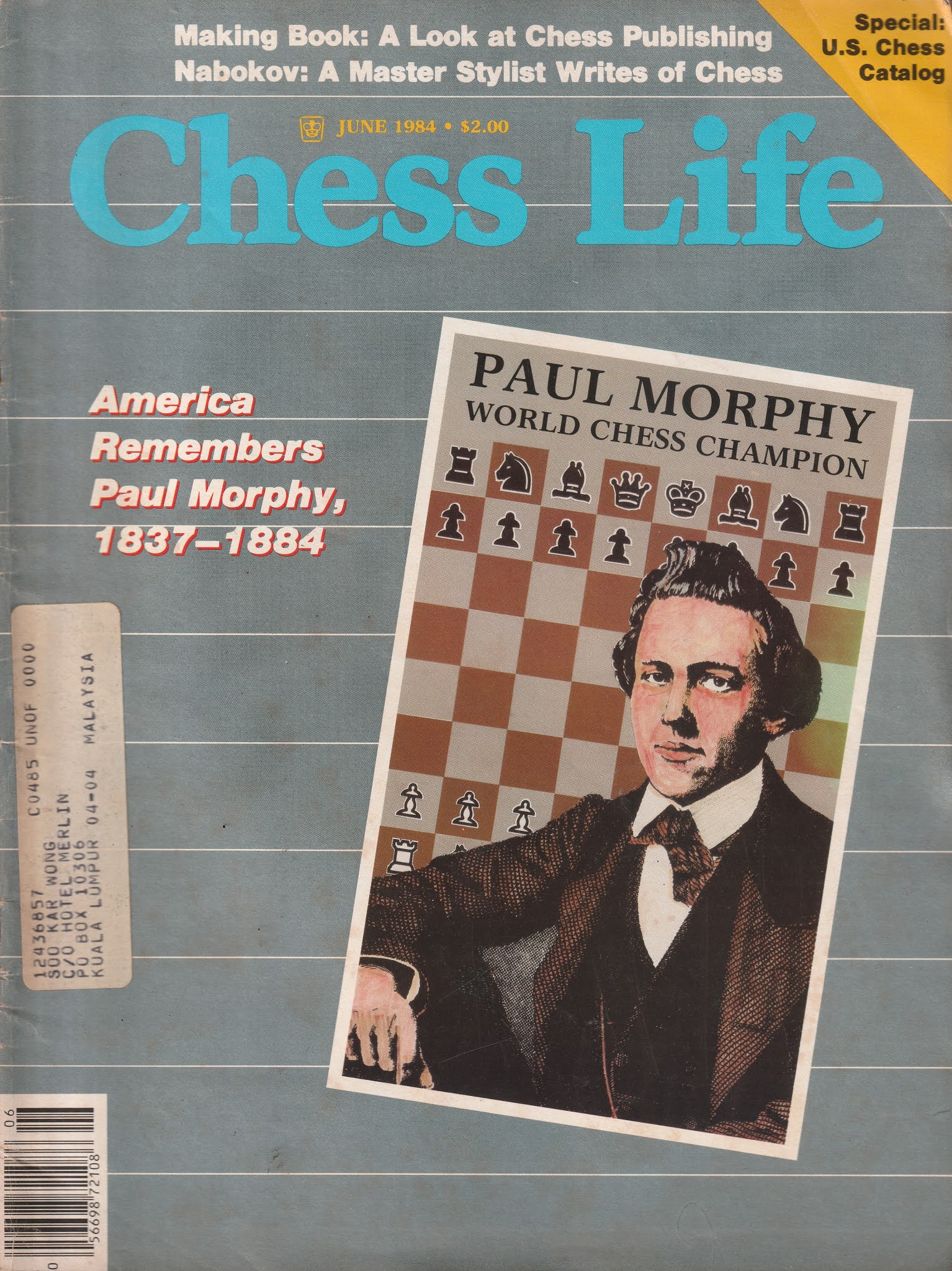 SS Quah's Chess Collection: Magazine - Chess Life (1984)