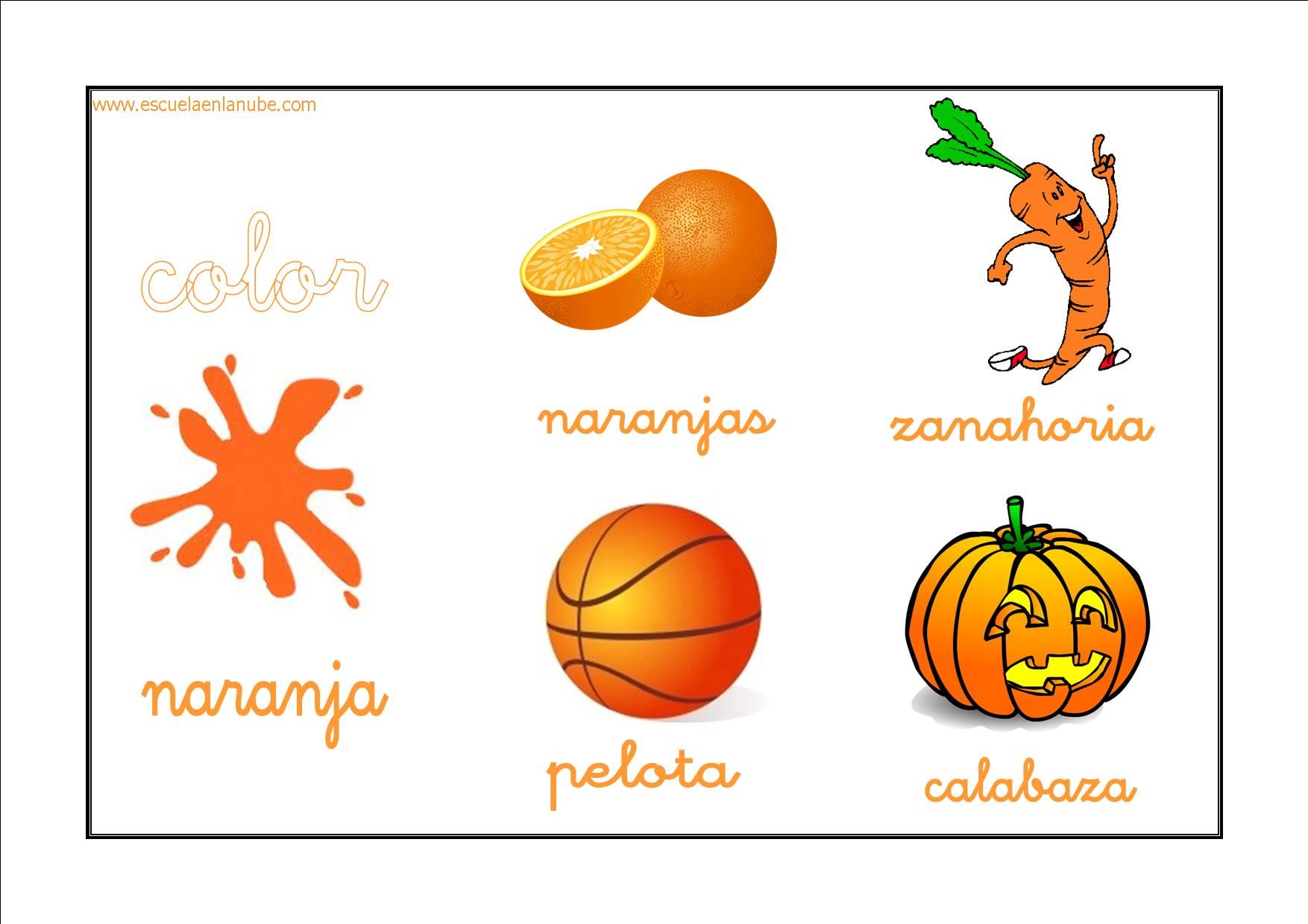 CONCEPTO COLOR ANARANJADO - SEMANA OCHO