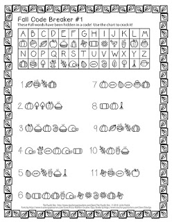 The Puzzle Den: Fall Code Breakers #1&2