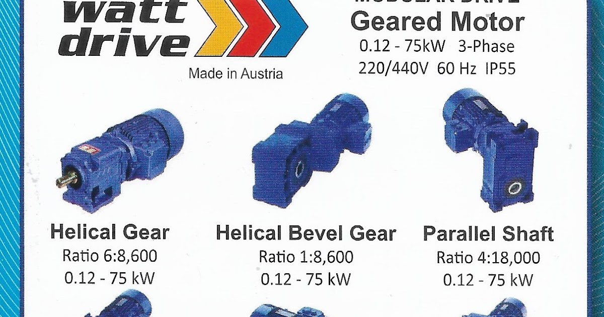 MaximaxSystems.com: WATT DRIVE MODULAR DRIVE GEARED MOTOR