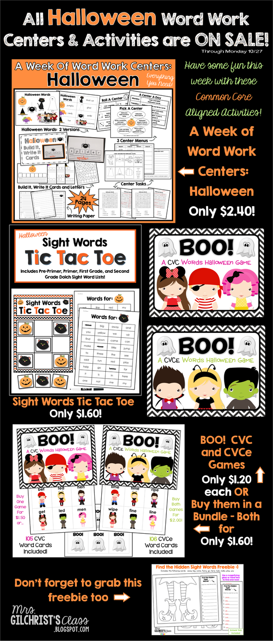 Last Day to Save on Halloween Activities and A Fun Halloween Freebie ...
