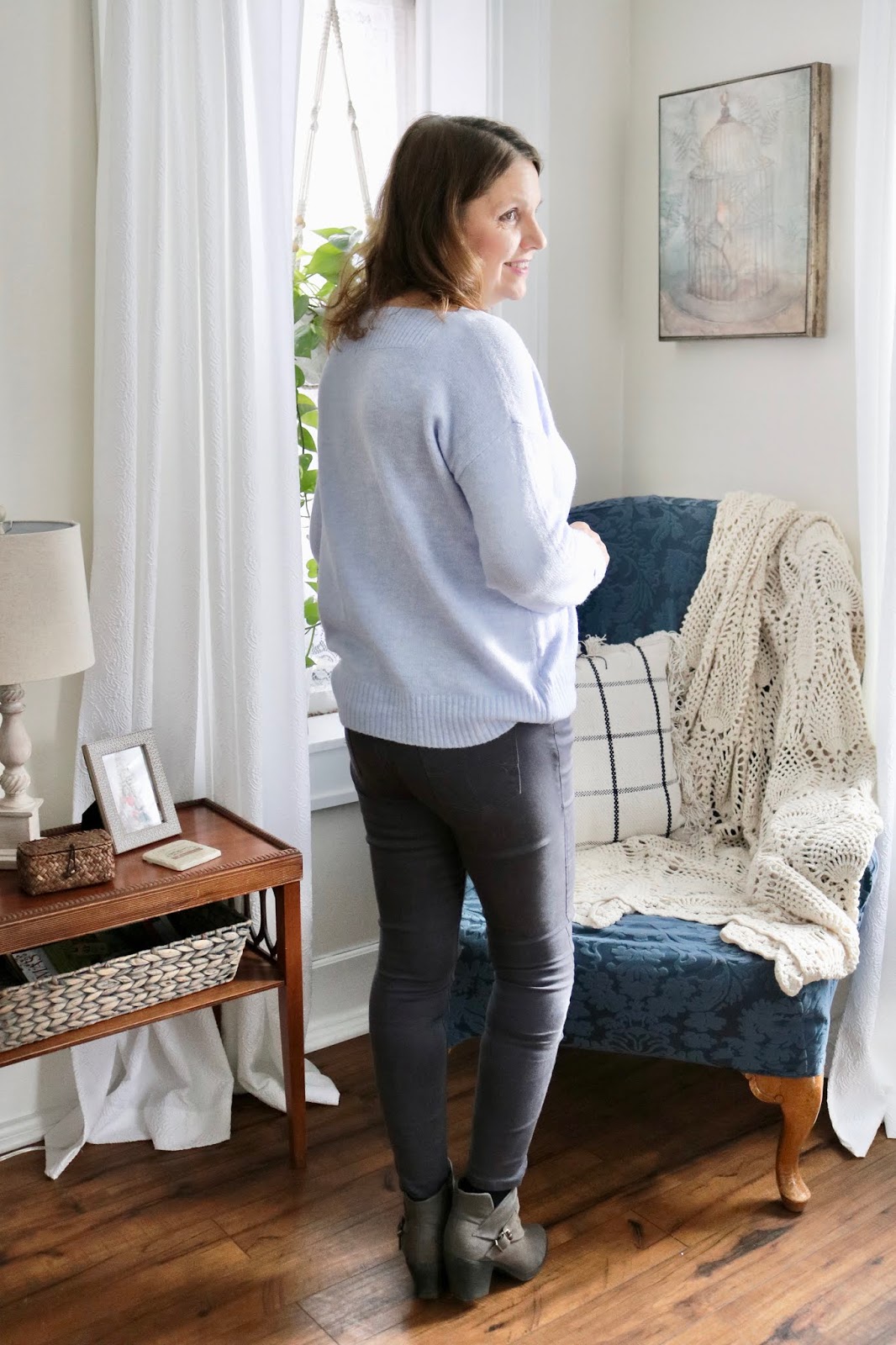 Amy's Creative Pursuits: How To Wear Pale Blue In Winter