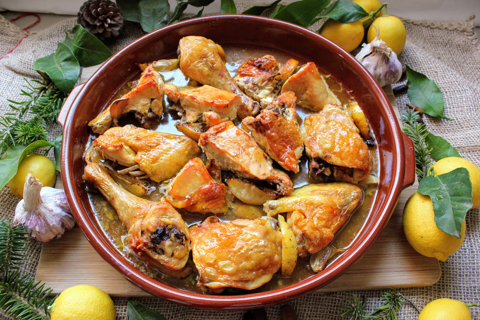 Pollo Antaño Asado en Cazuela de Barro - Cocinando con las Chachas