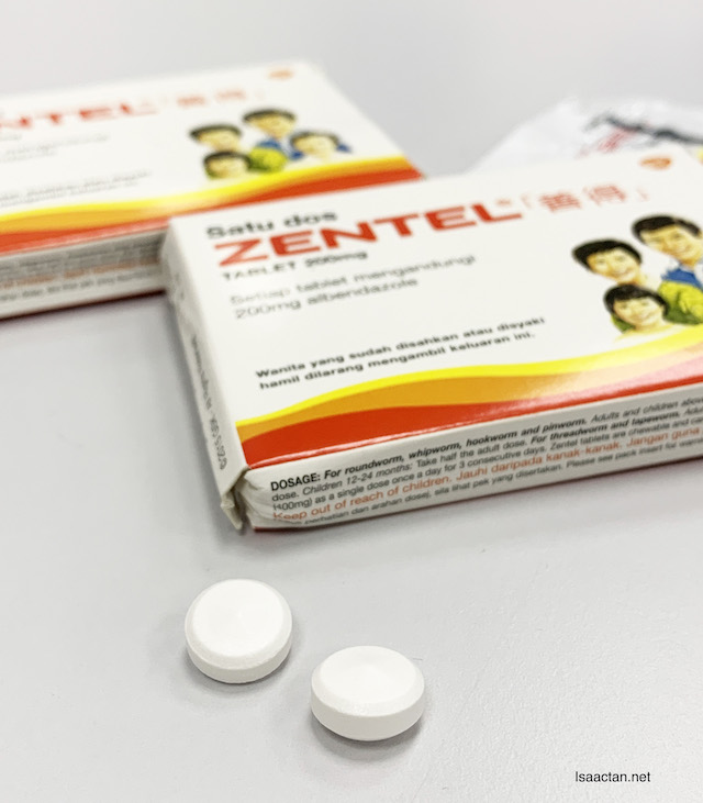Isaactan.net: De-worming For Kids - Introducing Zentel Tablets