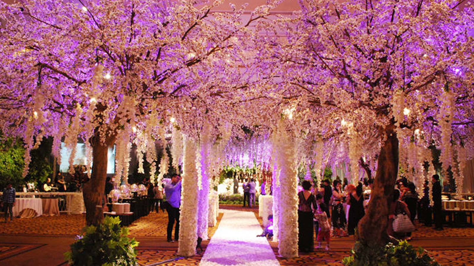 Wedding Themes Violet ~ Monteri Decoration