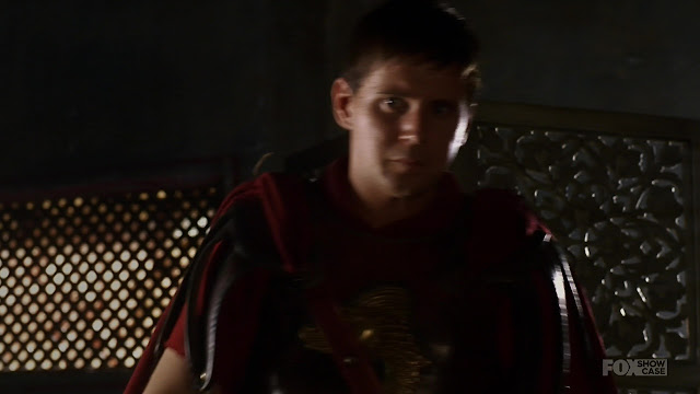 ausCAPS: Allen Leech shirtless in Rome 2-06 "Philippi"