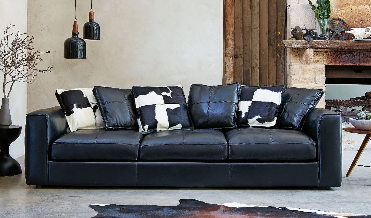 SOFA KULIT ASLI MINIMALIS TYPE 3 SEAT