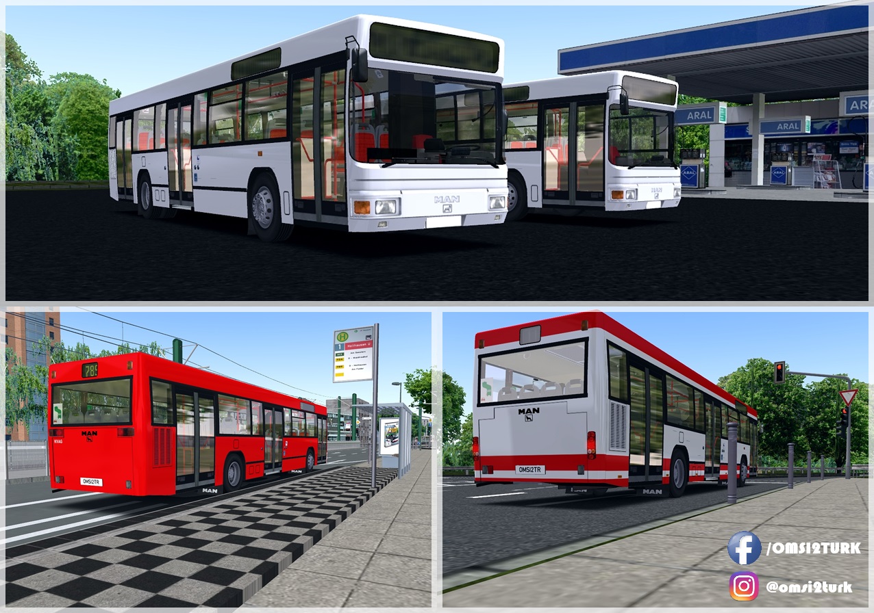 MAN NL202 3D LS version (indir/DOWNLOAD) | OMSI 2 TÜRKİYE