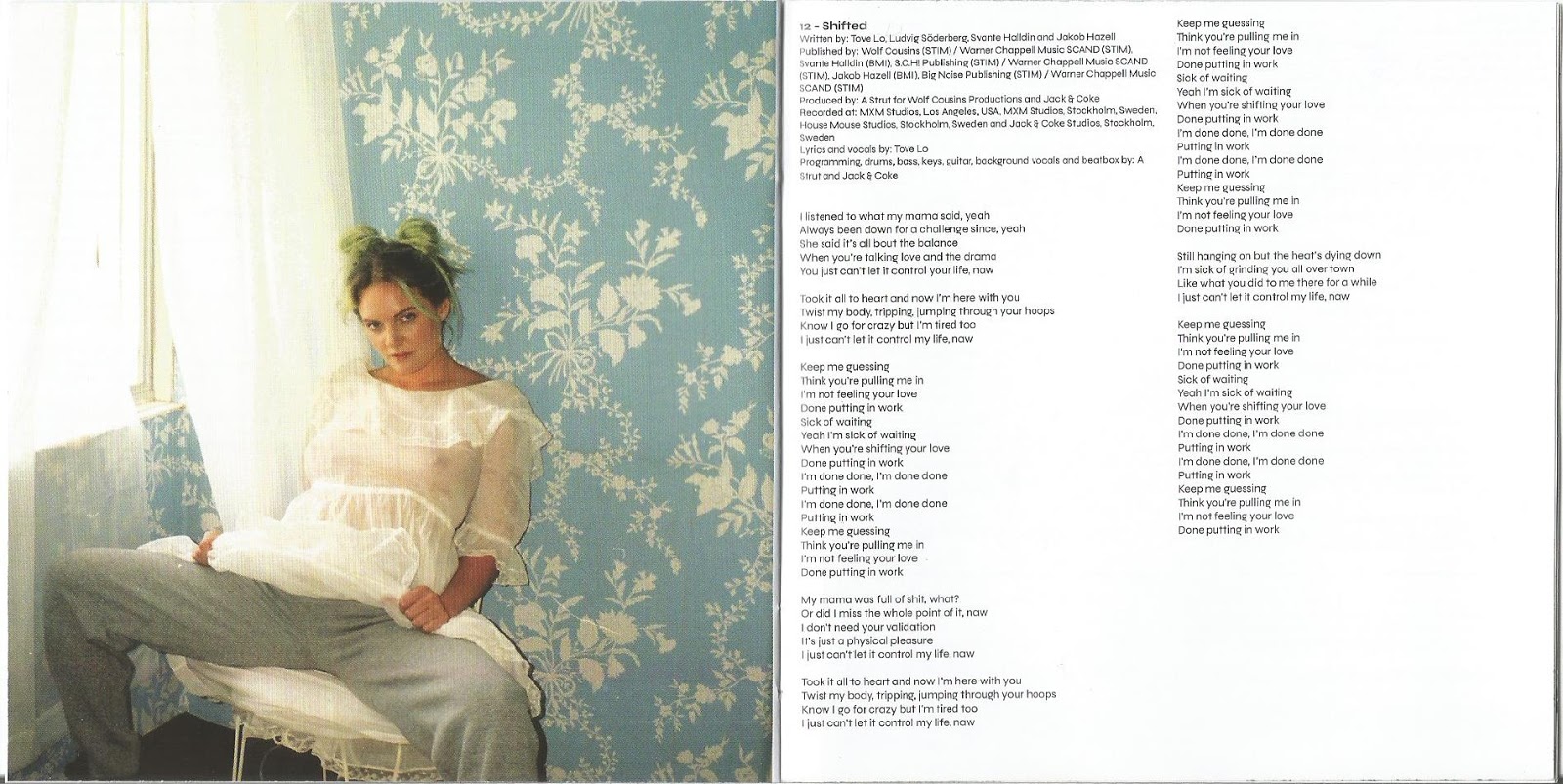 Encarte: Tove Lo - Sunshine Kitty - Encartes Pop