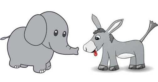 The Elephant and the Donkey ~ European-American blog