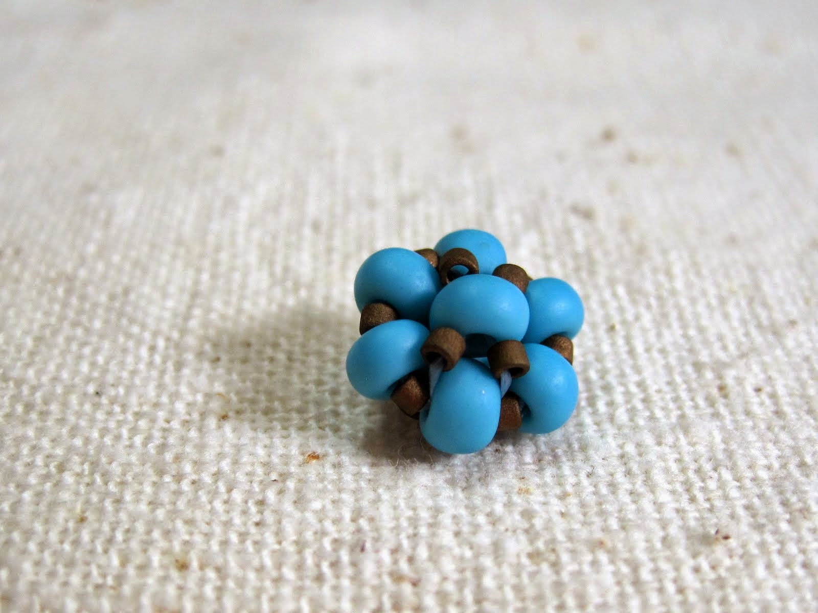 Mr. Micawber's Recipe for Happiness: Simple Beaded Shank Button ~ a ...