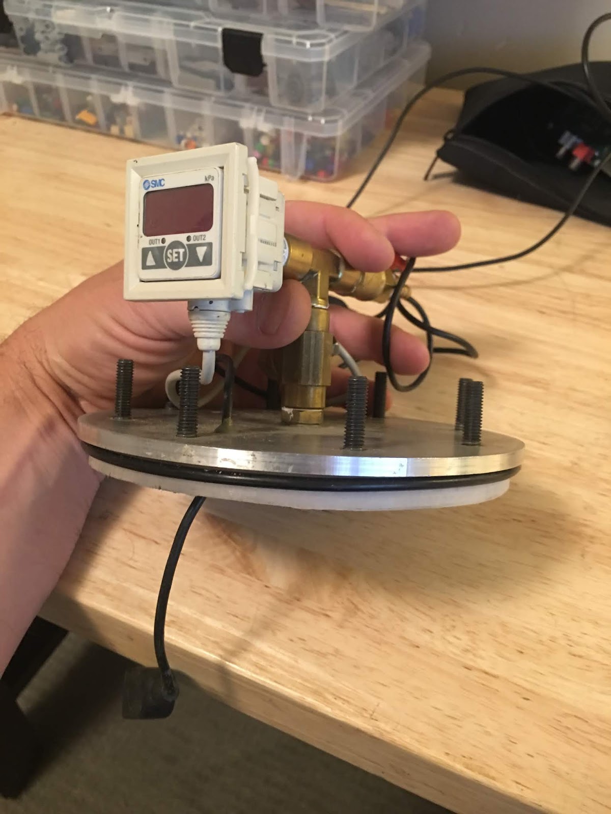 dpRobotic: Vacuum Chamber for Rocket Altimeter Testing