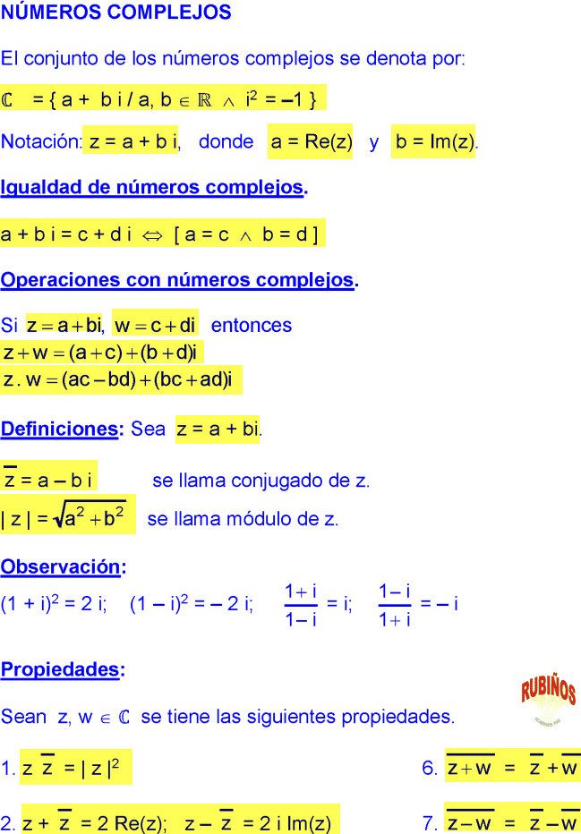 NÚMEROS COMPLEJOS PROBLEMAS RESUELTOS DE ÁLGEBRA PREUNIVERSITARIA pdf