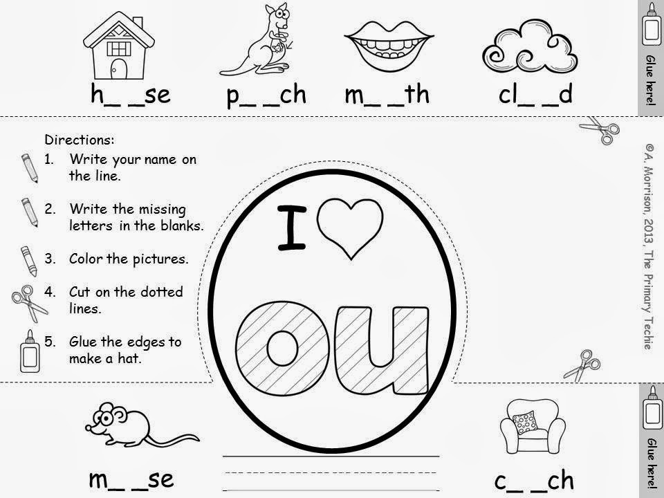 Fun with OU and OW, Ideas for learning new sounds | The Primary Techie