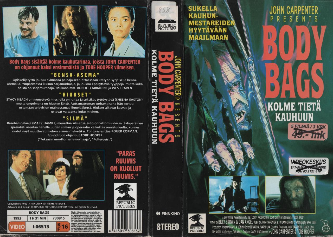 Happyotter: BODY BAGS (1993)