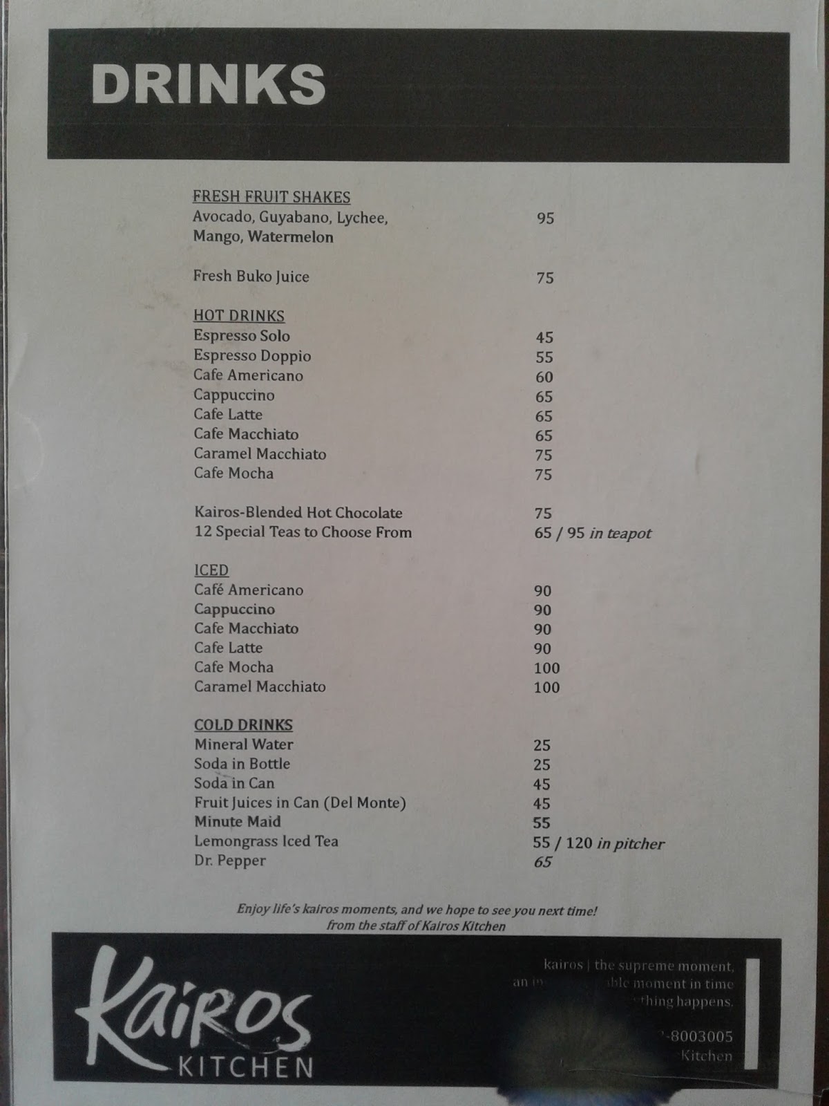 Davao Food Trip #11: Kairos Kitchen - The Fat Foot Adventures