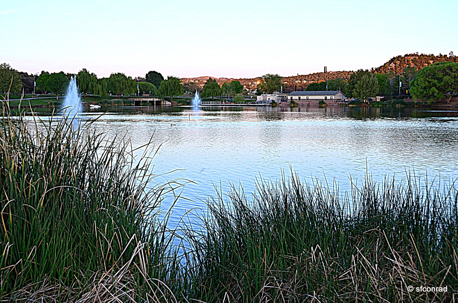 PUPPY PATHS - RVing Full-Time: Sunset At Green Valley Lake, Payson, Arizona