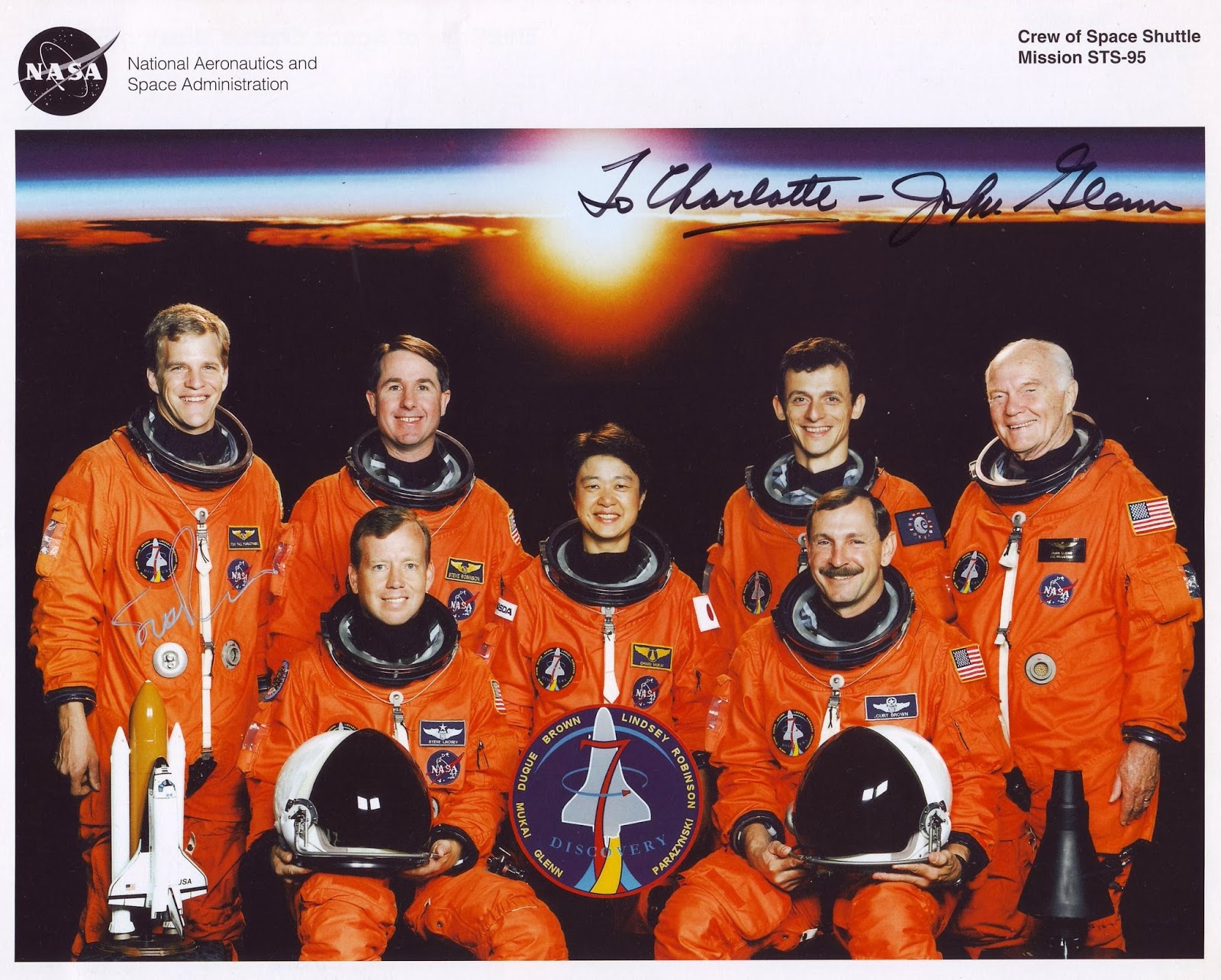 SPACE RELICS: STS-95 Discovery / 15ème anniversaire du retour de John Glenn dans l'espace