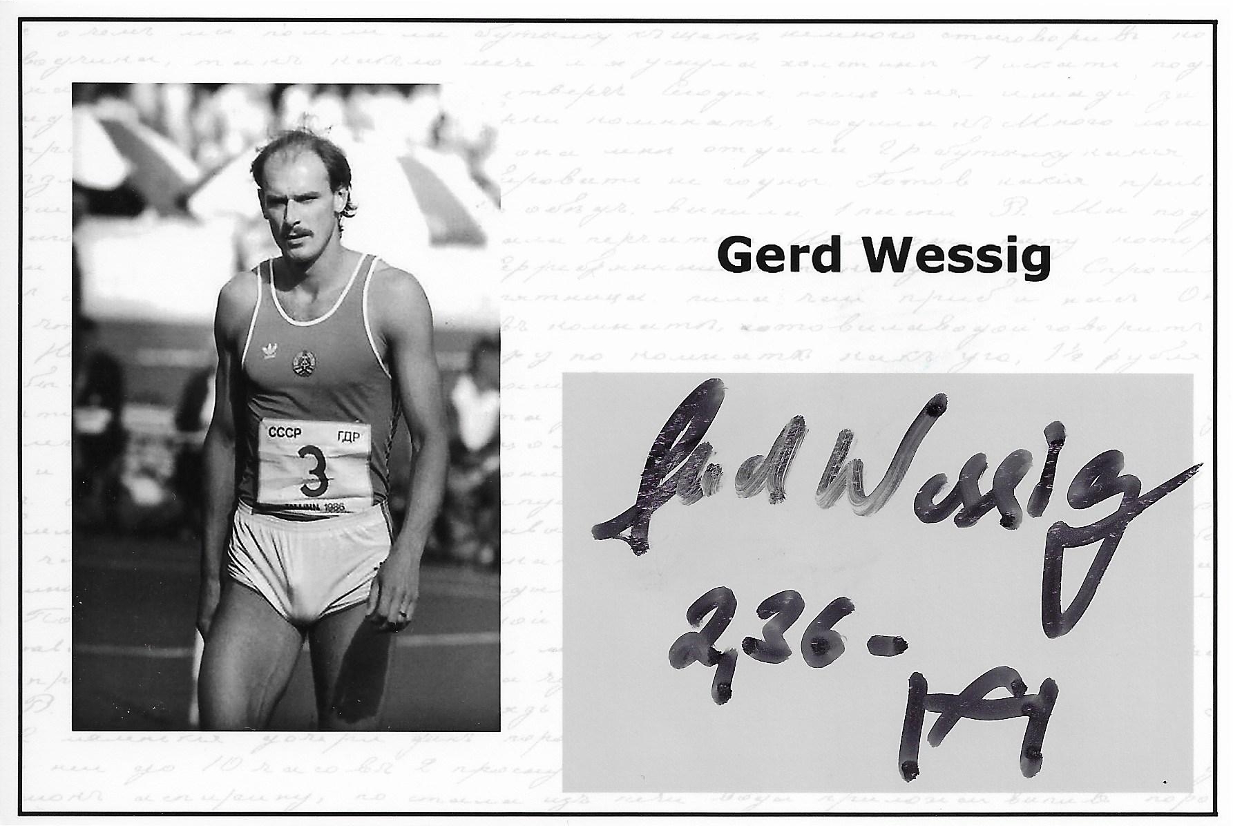 Autografy Mariu: Franziska van Almsick i Gerd Wessig