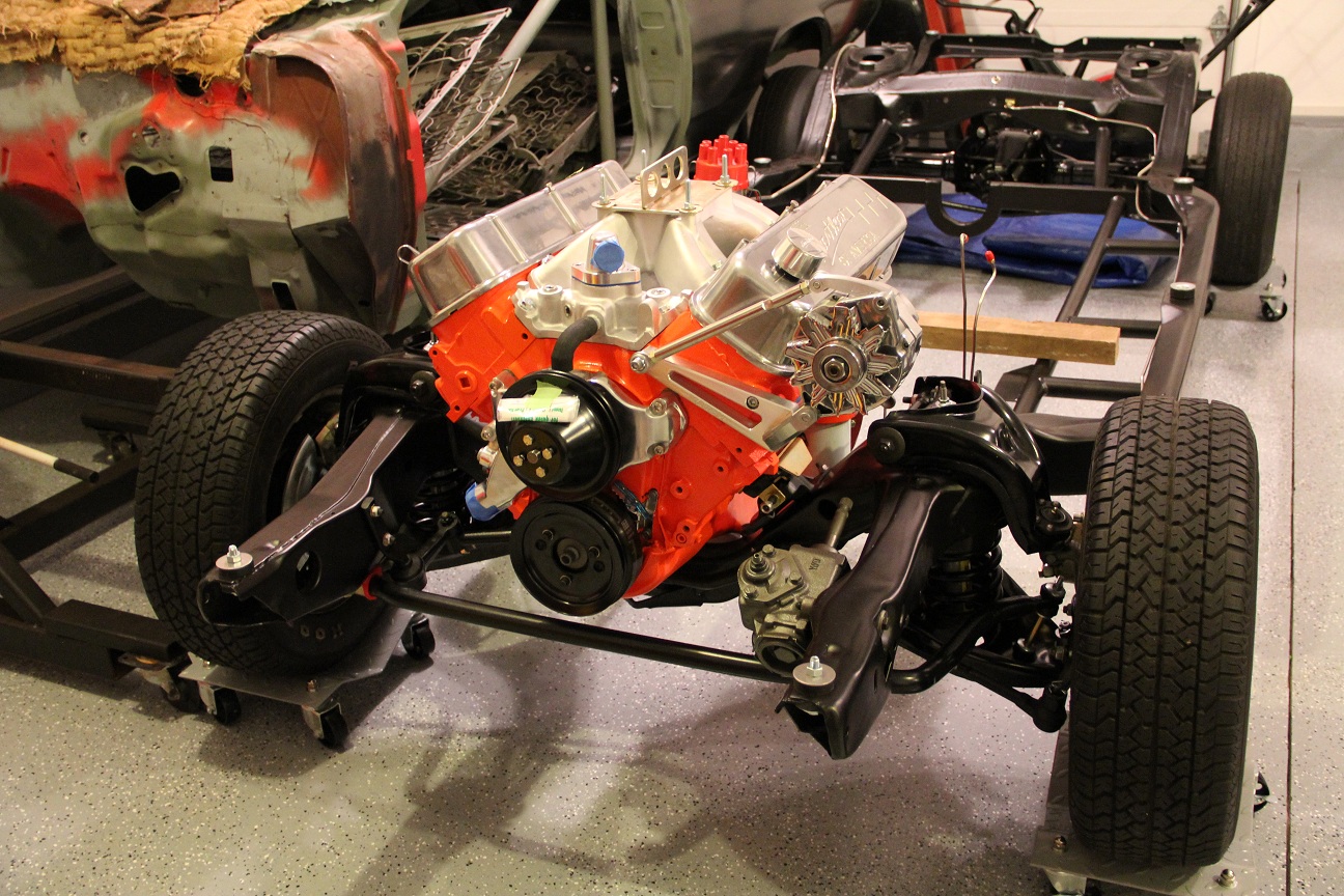 The making of Steve's 1966 Chevelle SS: The frame and body get closer...