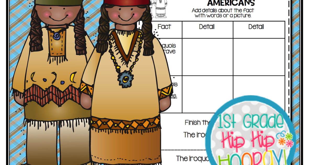 1st Grade Hip Hip Hooray!: Native Americans...Informational Text ...