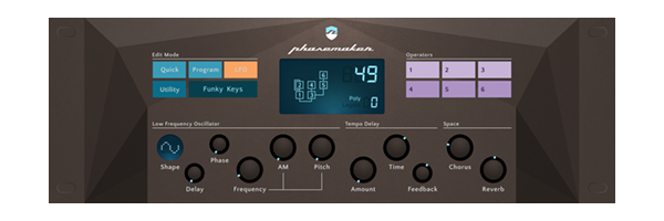 Phasemaker - 6 Operator FM Synthesizer for iOS - SYNTH ANATOMY