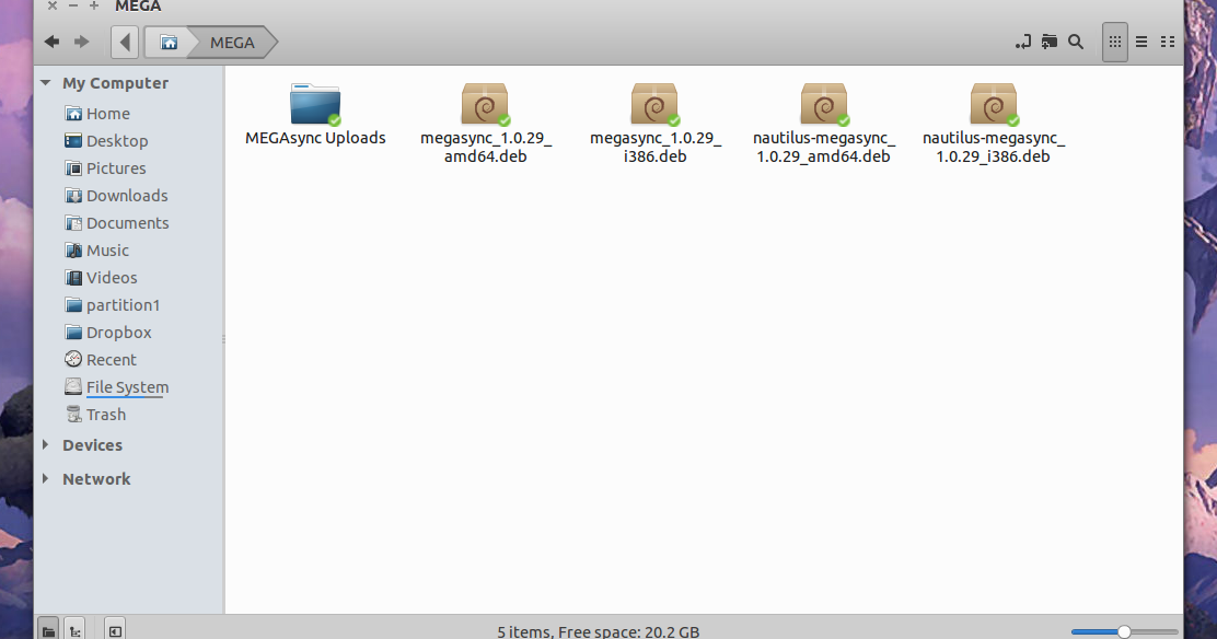 Unofficial MEGAsync Nemo Extension Available For Download ~ Web Upd8: Ubuntu / Linux blog