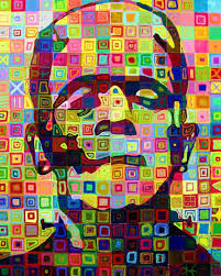 CHUCK CLOSE PATTERN PORTRAITS