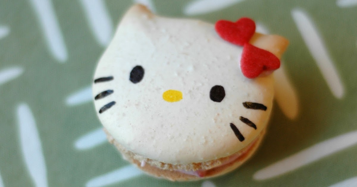 i heart baking!: hello kitty macarons