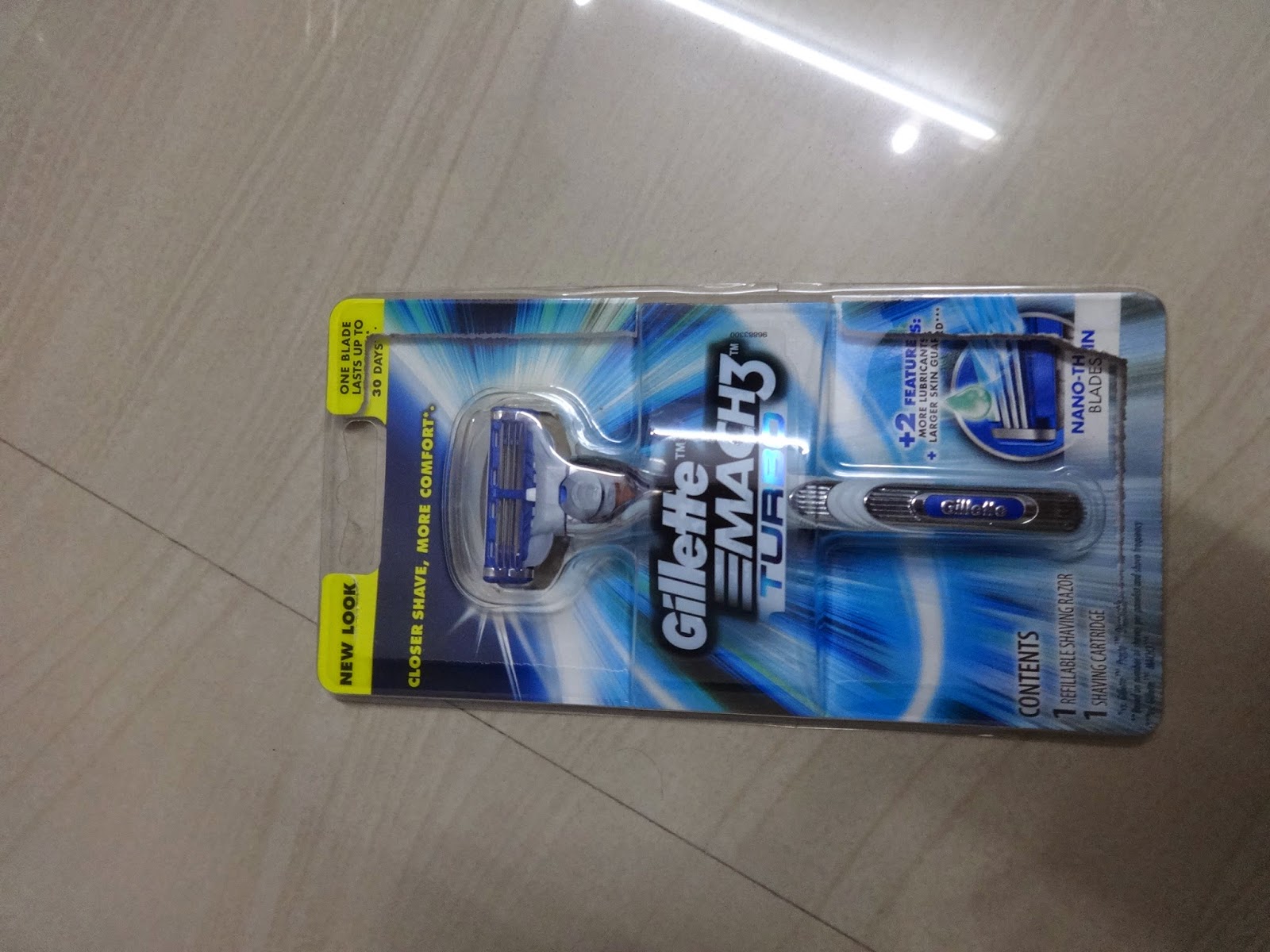 shaveology: Gillette Mach 3 Turbo Razor Review
