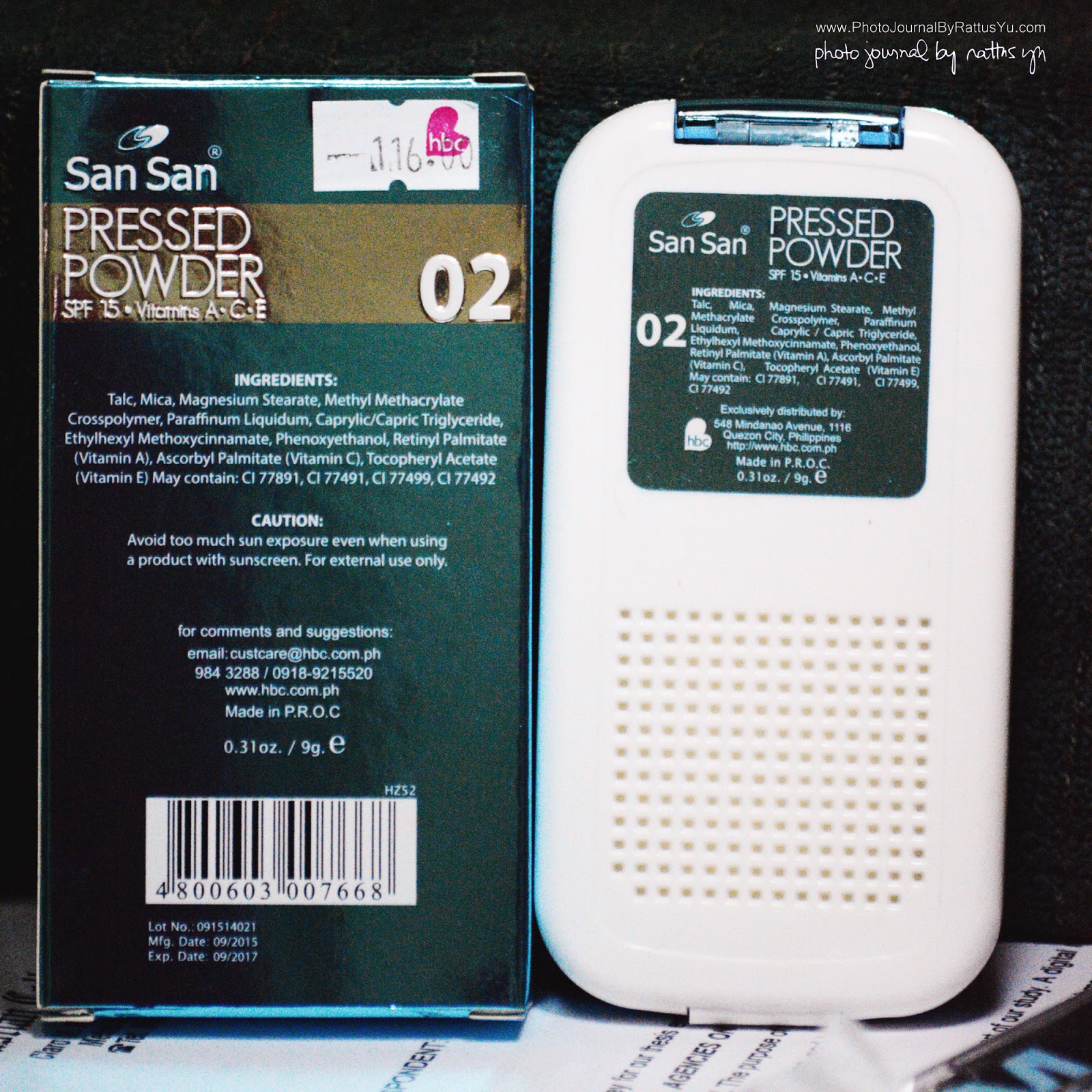 FACE: San San Pressed Powder (3 Variants) | Lady Rattus Blog