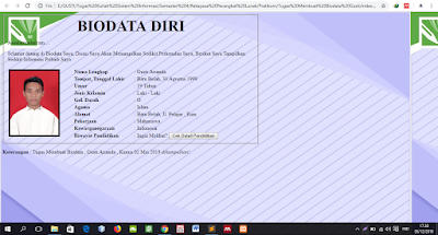 Cara Membuat Biodata Diri Dengan Html Membuat Biodata Diri Dengan Html ...