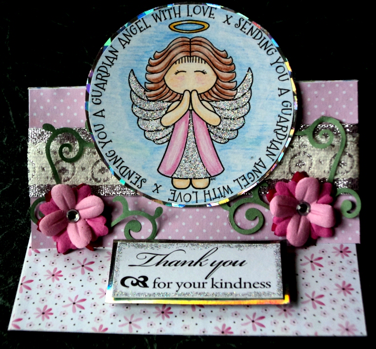 Any Old Craft: Angellica Angel easel card