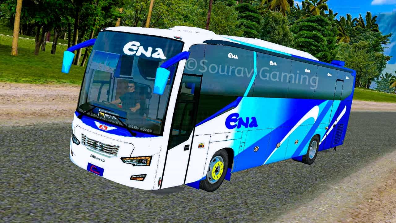 New Hino AK 1J Bus Mod And Skin For Bus Simulator Indonesia Download