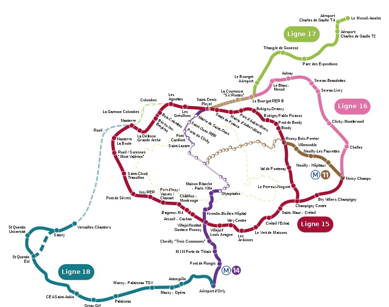 Jsong: Grand Paris Express 2020. M15. Paris. SVDG
