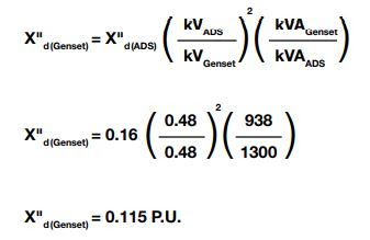 Calculating Generator Reactance - Electrical Axis