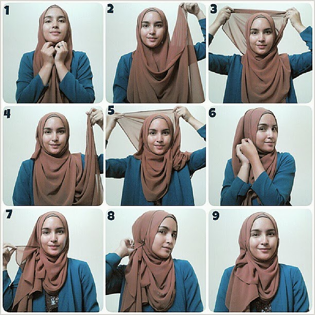 Intipsz: Tutorial Jilbab Pashmina Sifon #4