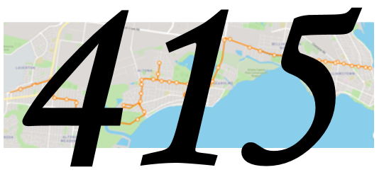 Melbourne on Transit: Timetable Tuesday #126: Route 415 across Hobsons Bay