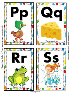 Tarjetas Didácticas del Abecedario | Mundo de Rukkia