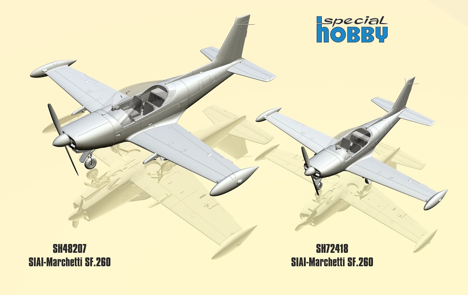 SIAI-Marchetti SF.260 - new 1/48 and 1/72 models announcement (kits ...