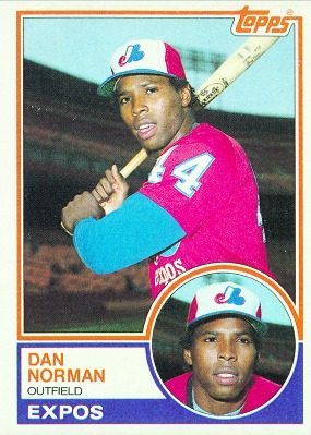 1983 Topps Blog: #237 Dan Norman - Montreal Expos