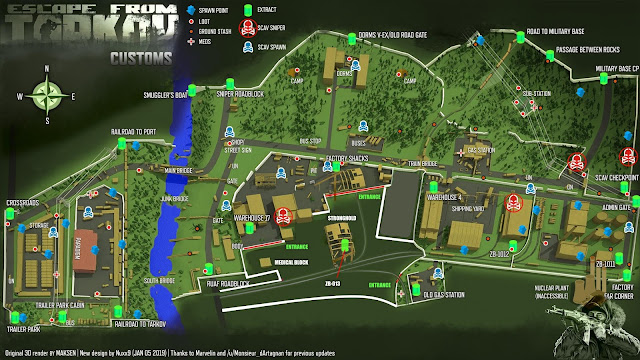 Joe Iz Gaming Blog Zb 013 New Customs Expansion Exit Location Escape