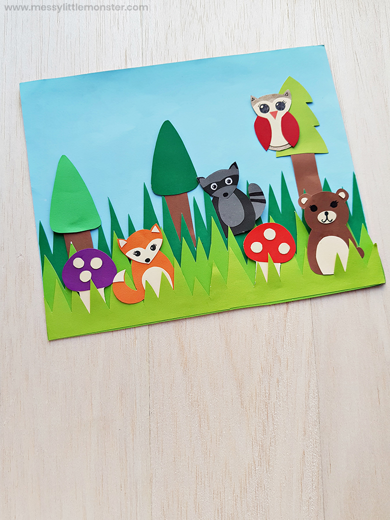 Woodland Animal Craft - Messy Little Monster