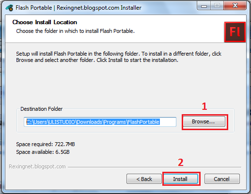 Cara Instalasi Software Adobe Flash cs6 12.0.0.481 Portable