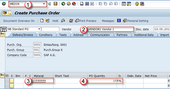 Purchase Order Management in SAP MM