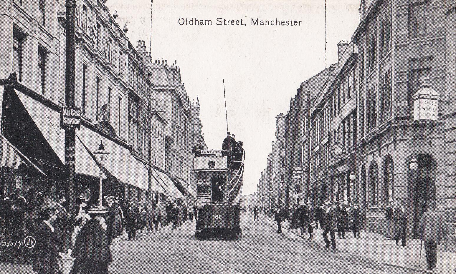 Andrew Simpson: Out on Oldham Street sometime before 1910