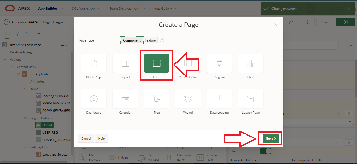 How To Create User Registration Page In Oracle Apex 20 1 Javainhand Tutorial